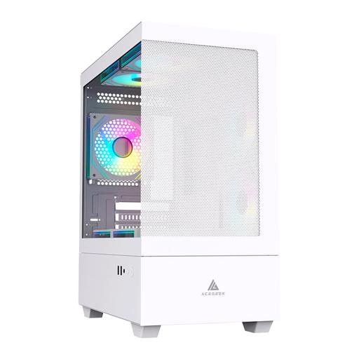 Gabinete Acegeek Elysium ATX Mid Tower (Branco) - MEUPC.NET