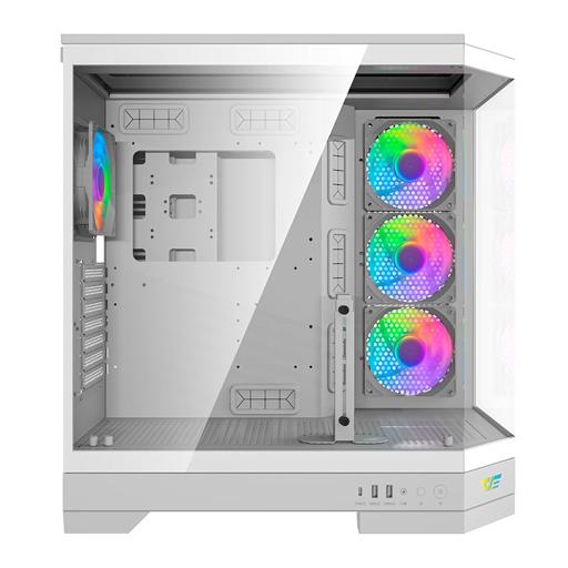 Gabinete Aigo Darkflash DQX90 ATX Mid Tower (Branco) - MEUPC.NET
