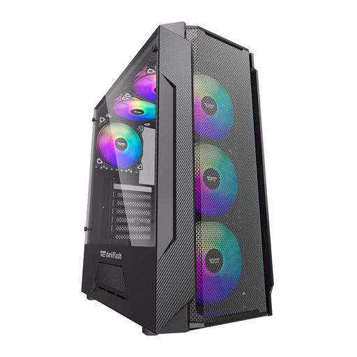 Gabinete Aigo DarkFlash Leo ATX Mid Tower (Preto) - MEUPC.NET