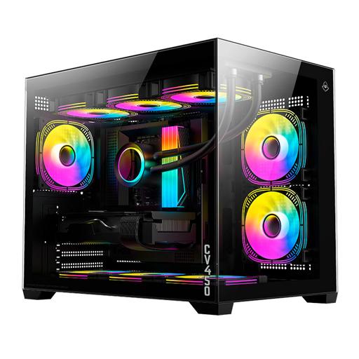 Gabinete Mancer CV450 MicroATX Mini Tower (Preto) - MEUPC.NET