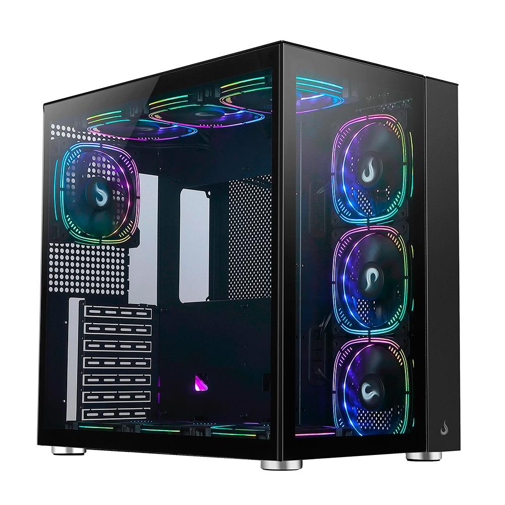Gabinete Rise Mode Galaxy Glass Standard ATX Mid Tower (Preto) - MEUPC.NET